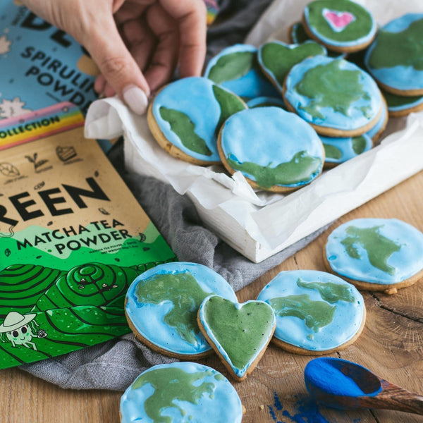 Earth Day Shortbread Cookies – Rawnice